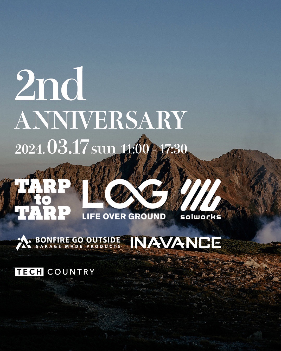 TECH COUNTRY 2nd anniversary｜TARP to TARP